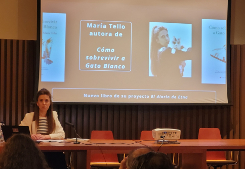 María Tello sigue su misión con 'Cómo sobrevivir a Gato Blanco' | NuevaAlcarria - Guadalajara