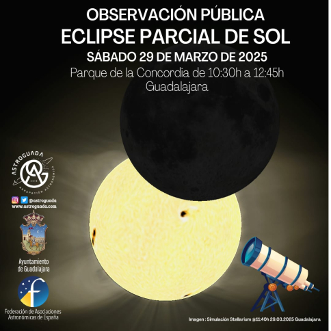 El próximo día 29 podrá observarse un eclipse parcial de sol con ...